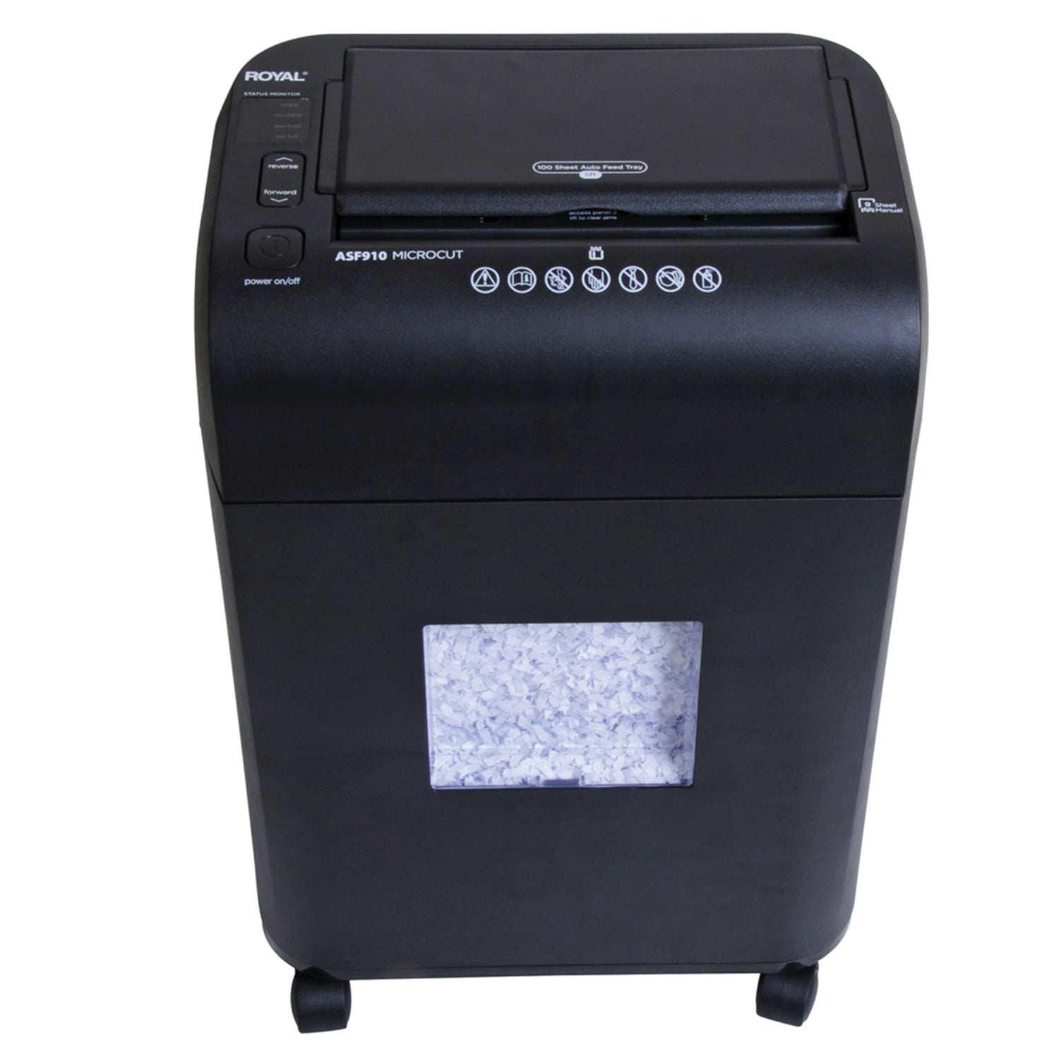 Royal ASF910 Micro Cut Auto Feed Shredder Machine - 80 Sheet Capacity ...