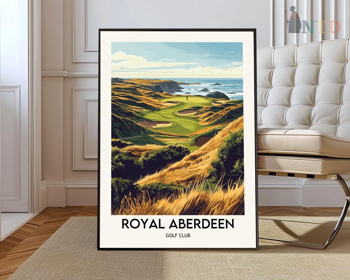 Royal Aberdeen Golf Links Poster, Unframed Paper Poster 8x10in ...