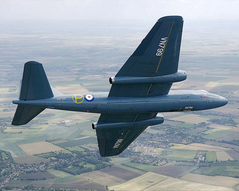 Royal Air Force Canberra WJ874 Routine Sortie - 20x30 Inch Glossy ...