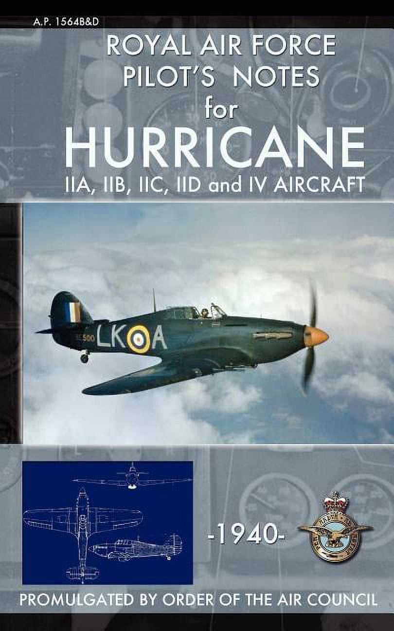 Royal Air Force Pilot's Notes for Hurricane, (Paperback) - Walmart ...