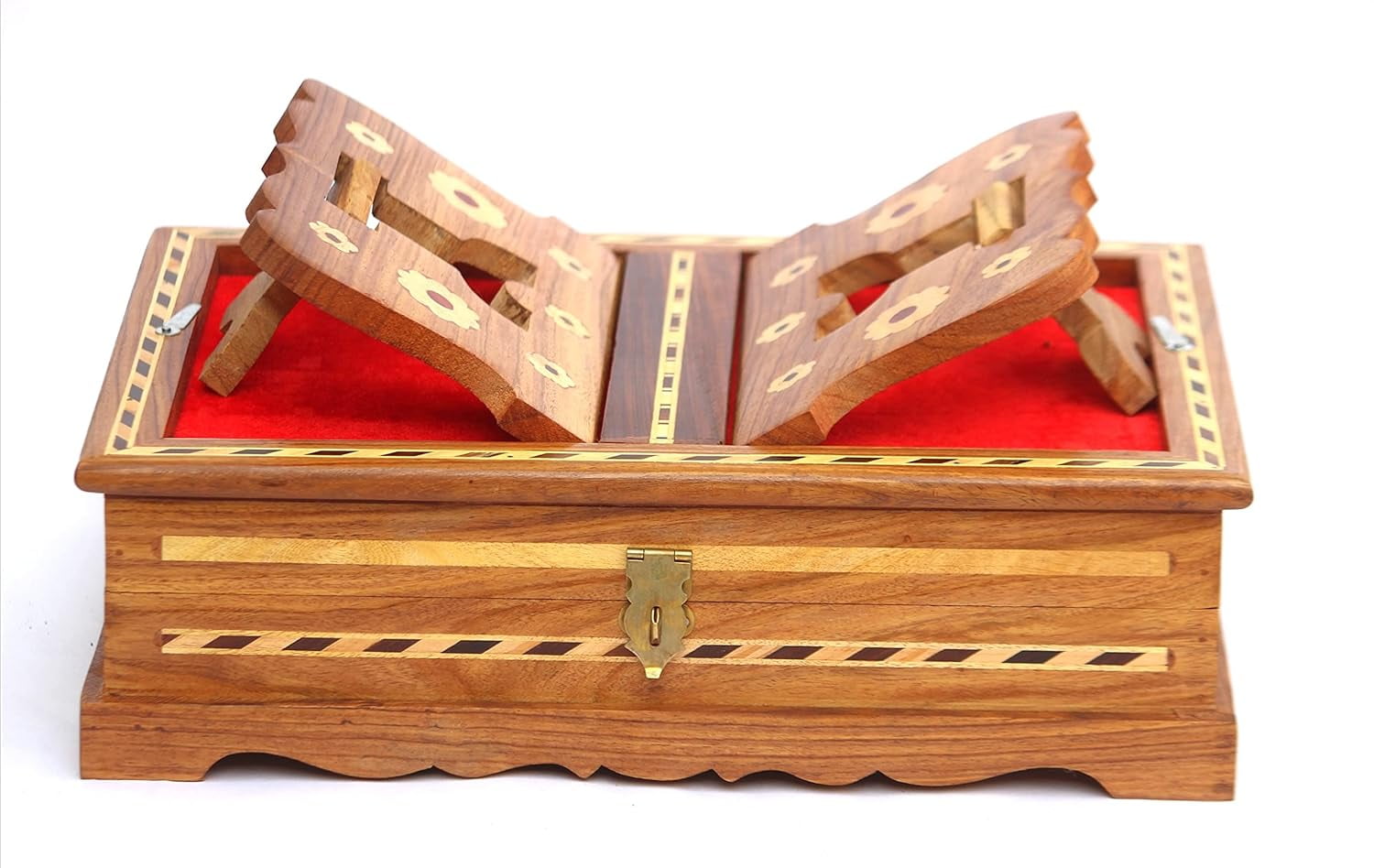 Royal Antique Book StandHolderBook Rest with BookKeeping Storage Box ...
