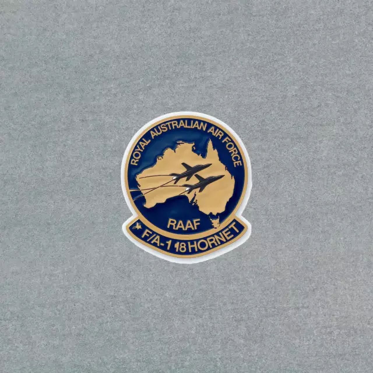 Royal Australian Air Force Raaf F/A-18 Hornet Jet Fighter Sticker ...