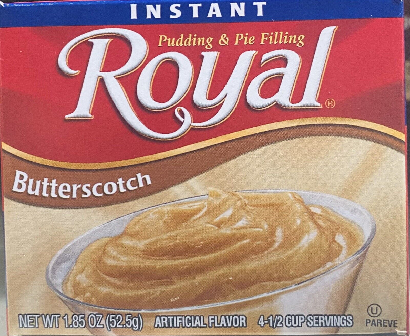 Royal BUTTERSCOTCH Instant Pudding & Pie Filling Mix Dessert 1.85 oz ...