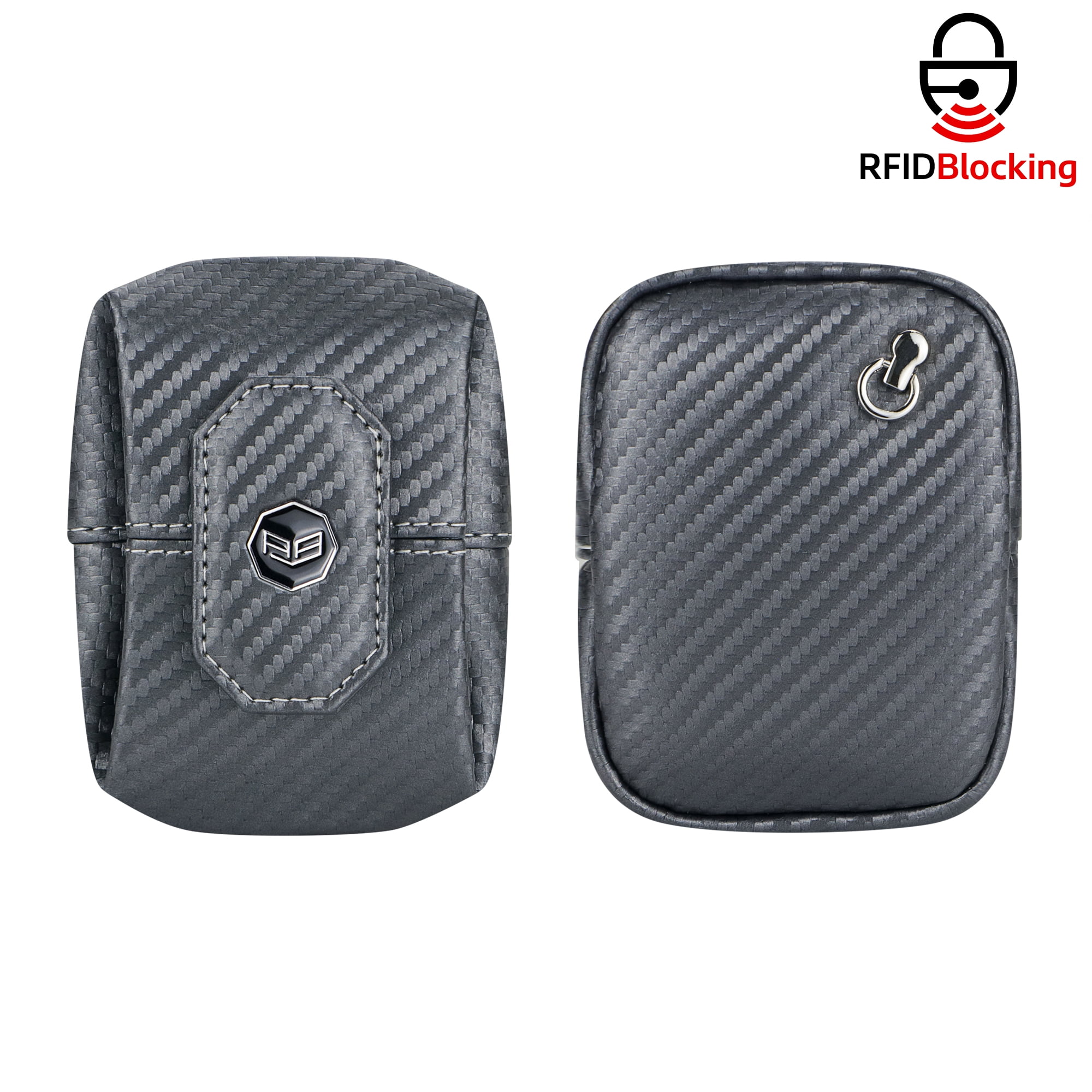 Royal Bagger Carbon Fiber Coin Purse for Men, RFID Slim Minimalist ...