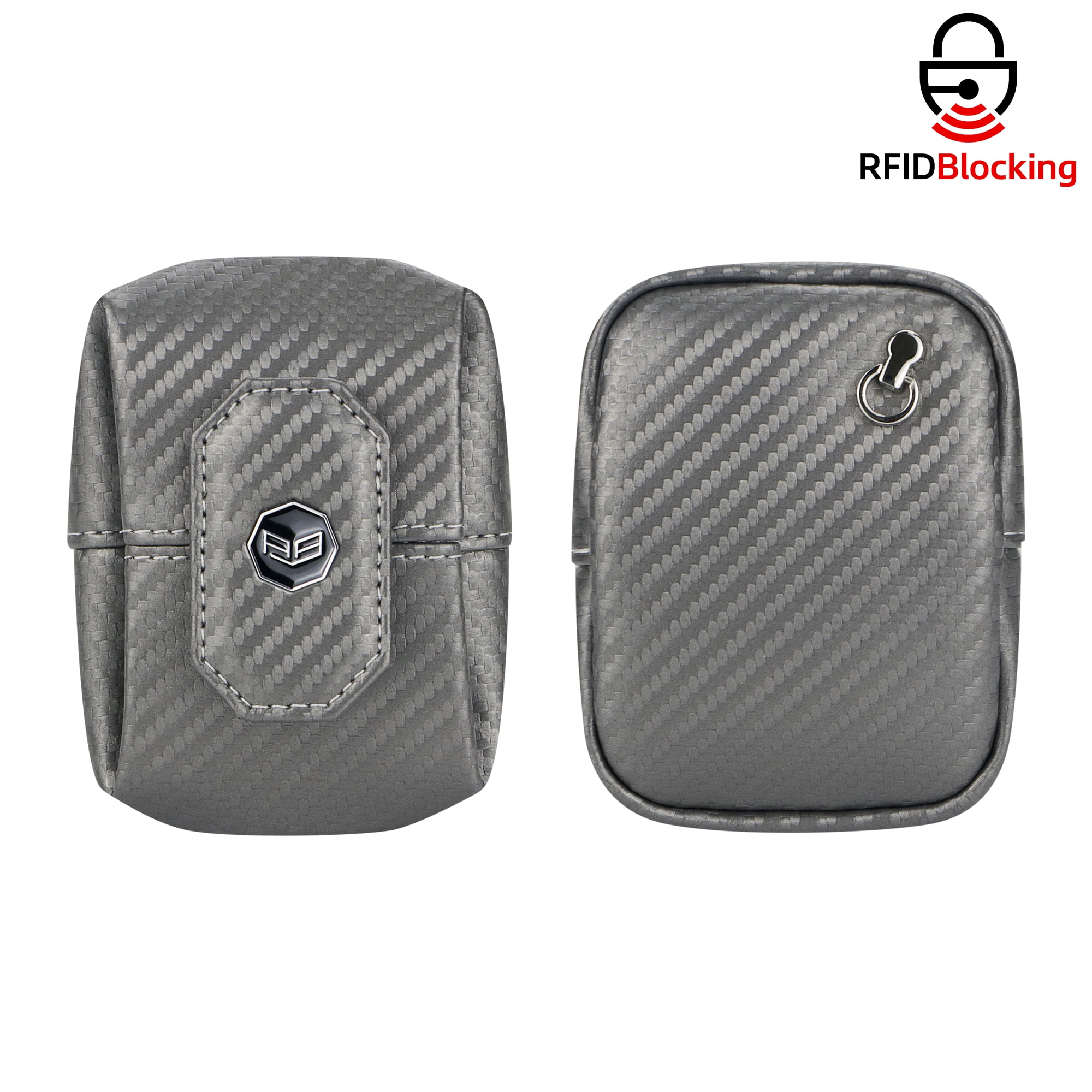 Royal Bagger Carbon Fiber Coin Purse for Men, RFID Slim Minimalist ...