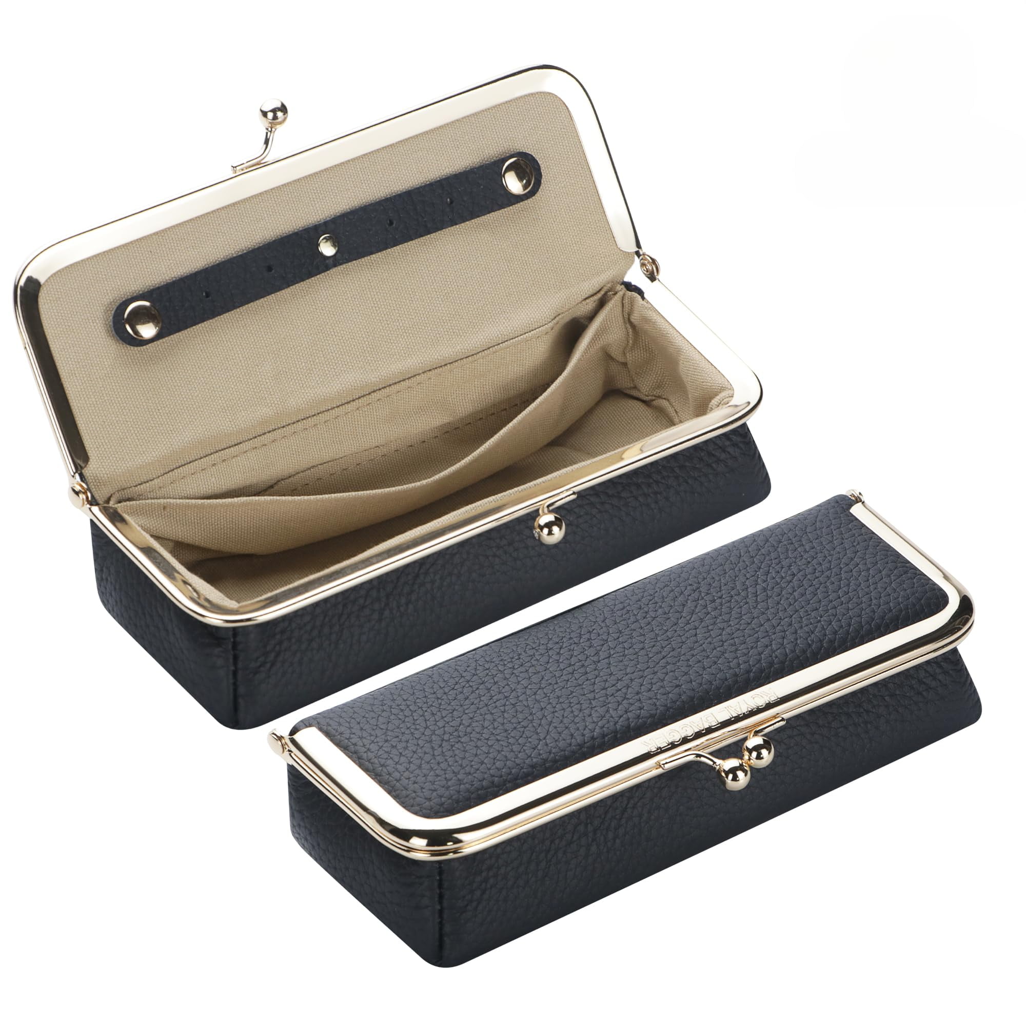 Royal Bagger Genuine Leather Jewelry Box for Women, RFID Blocking ...