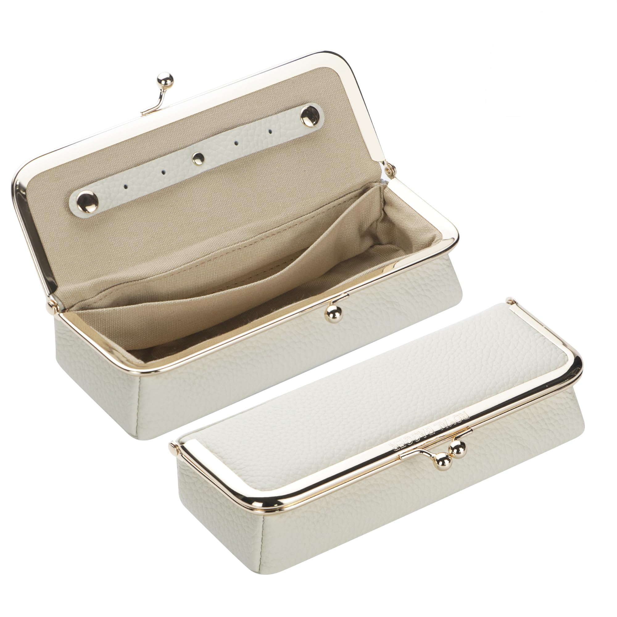 Royal Bagger Genuine Leather Jewelry Box for Women, RFID Blocking ...