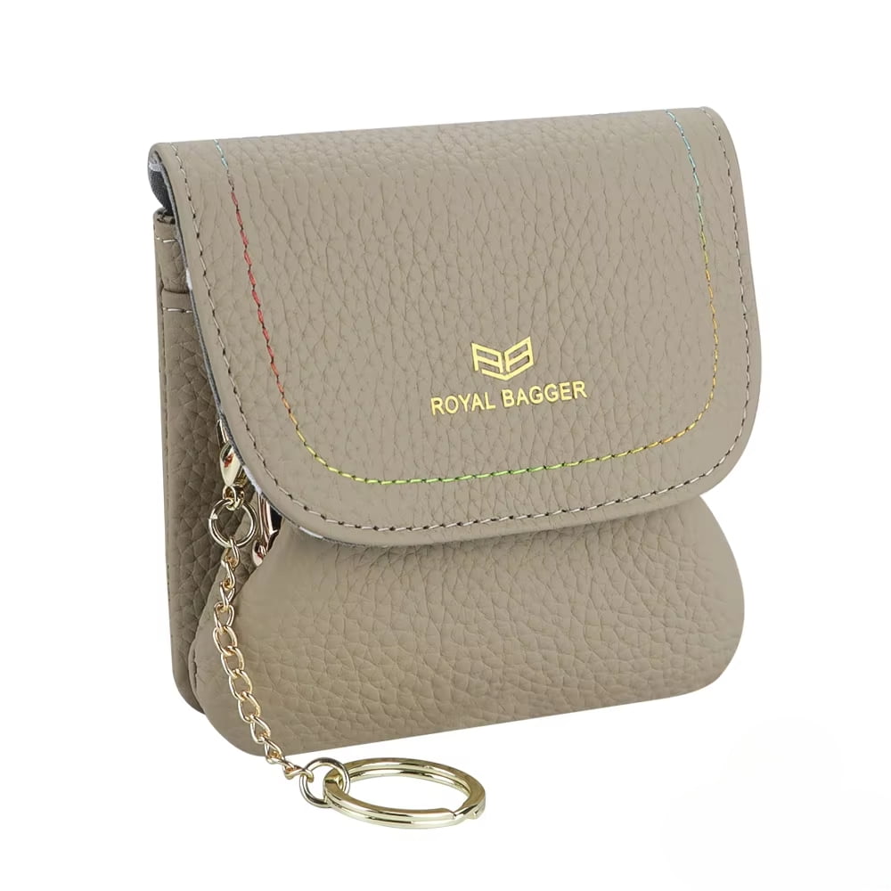 Royal Bagger Kiss Lock Coin Purse for Women RFID Simple Card Holder ...