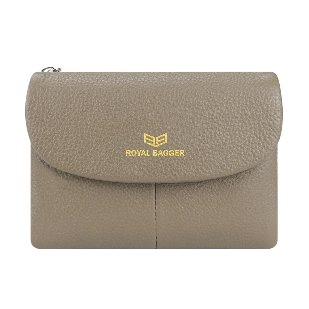 Royal Bagger RFID Blocking Women's Short Wallet Genuine Leather Multi ...