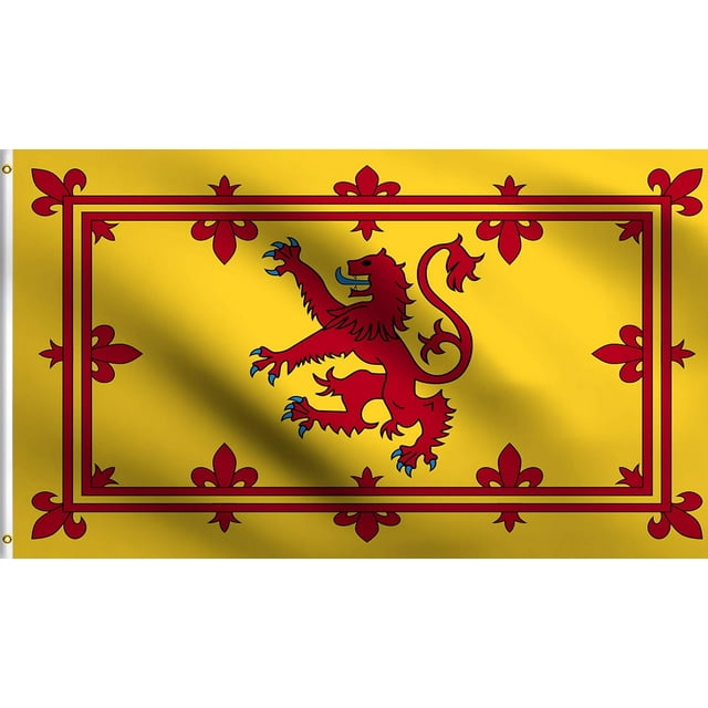 Royal Banner of The Royal Arms of Scotland Lion Flag 4.85x8 ft ,100% ...
