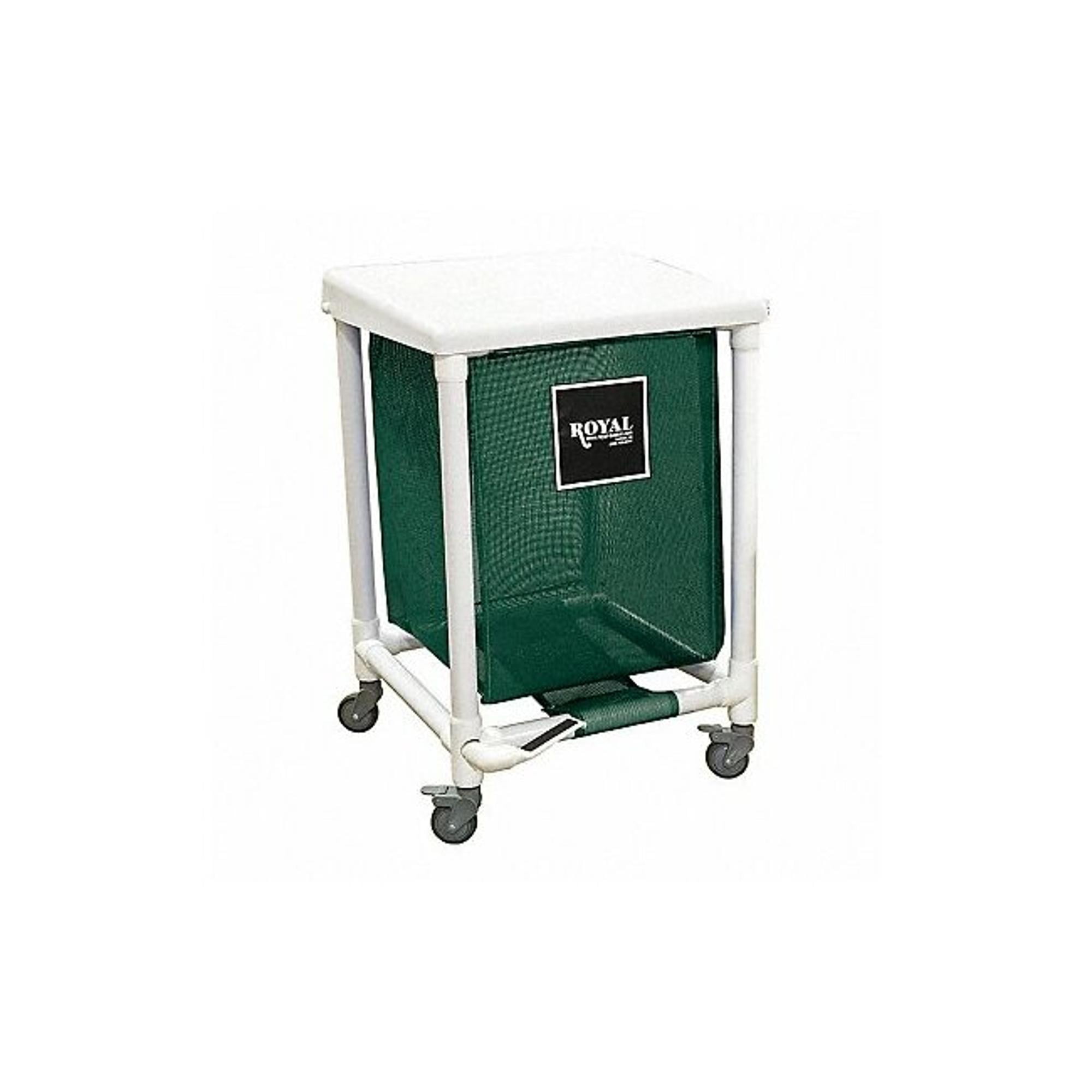 Royal Basket Trucks PVC Hamper,24 gal,Green,Foot Pedal G24-EEX-H1F-3ULN - Walmart.com
