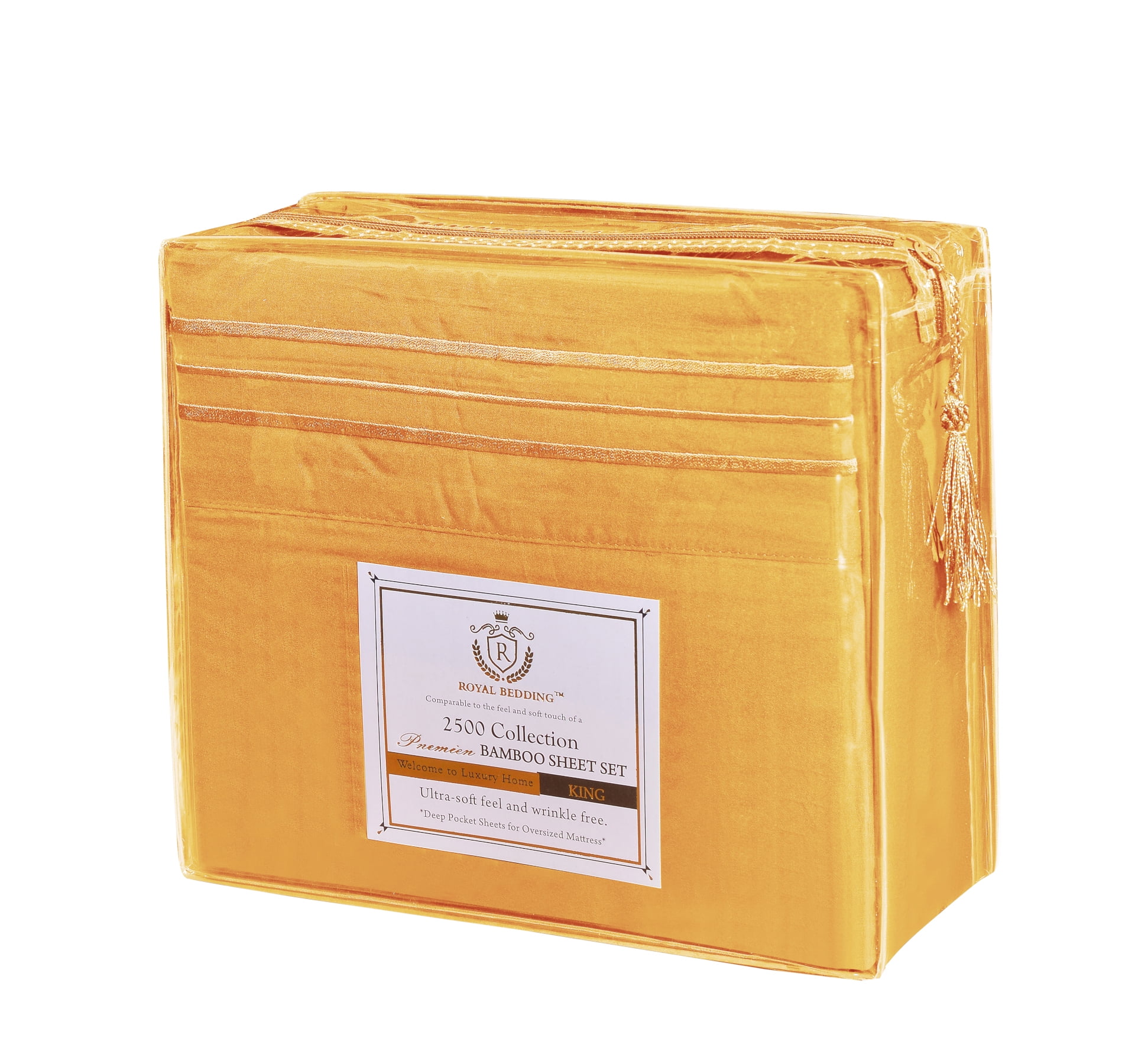 Royal Bedding 2500 Bamboo Collection Sheets Set - Walmart.com