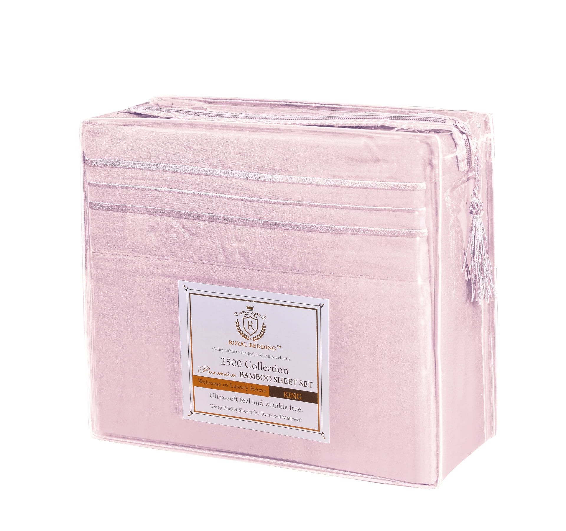 Royal Bedding 2500 Bamboo Collection Sheets Set - Walmart.com