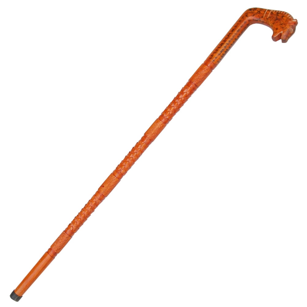 Royal Bengal Tiger Wooden Walking Cane - Walmart.com