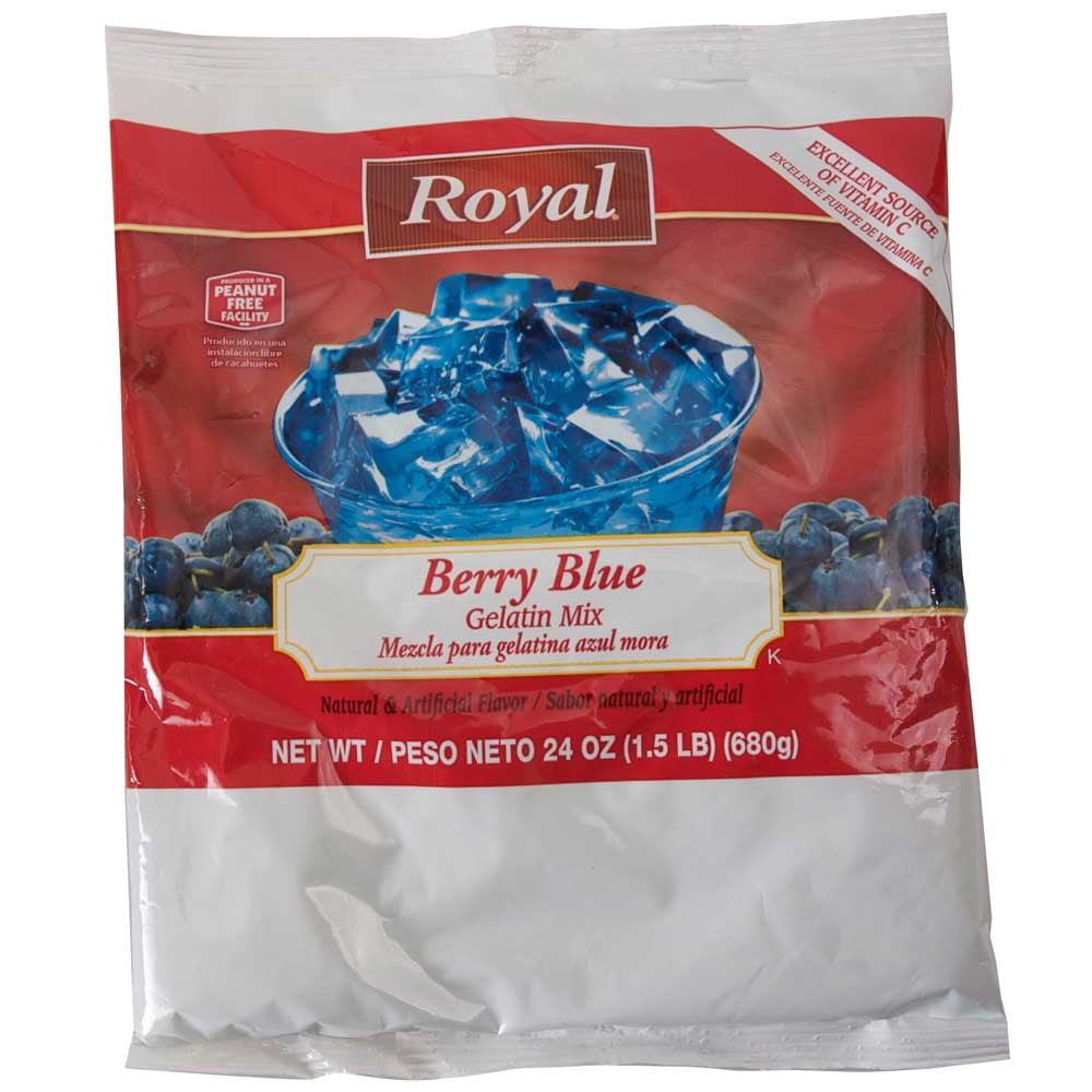 Royal Berry Blue Gelatin, 24 Ounce - Walmart.com