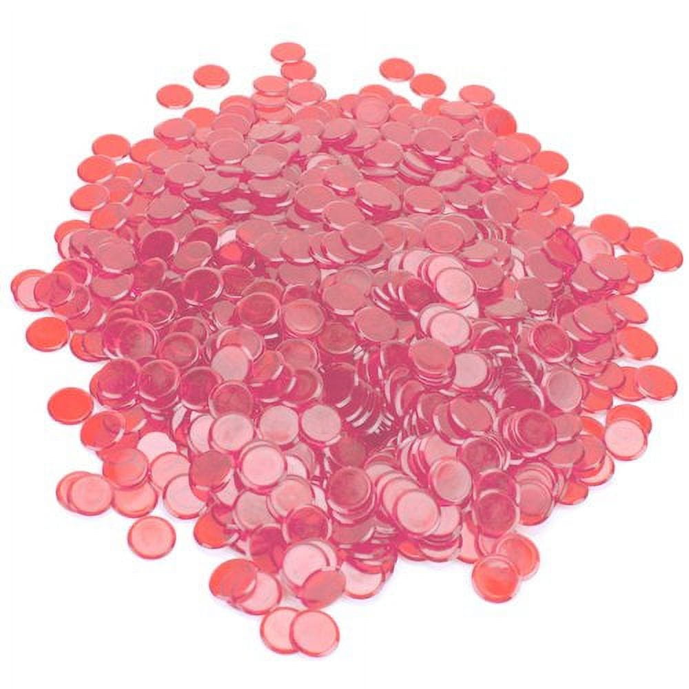 Royal Bingo Supplies 1,000 Bingo Chips, 3/4" with Radius Edge, Pink ...