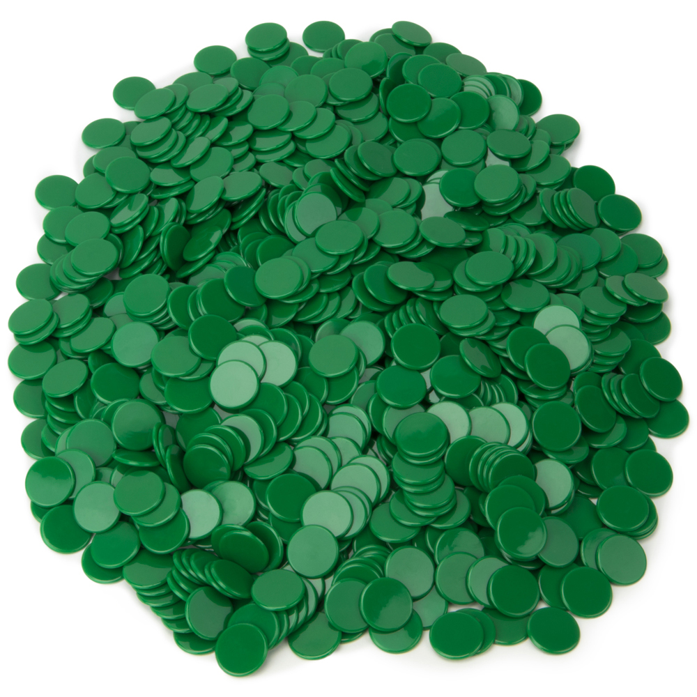 Royal Bingo Supplies 1000-pack of Solid Opaque 3/4-inch Bingo Chips ...