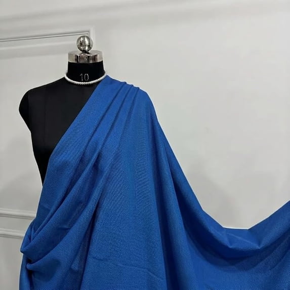 Royal Blue 100% Polyester Poplin Fabric by the Yard, 60 Inch Wide ...