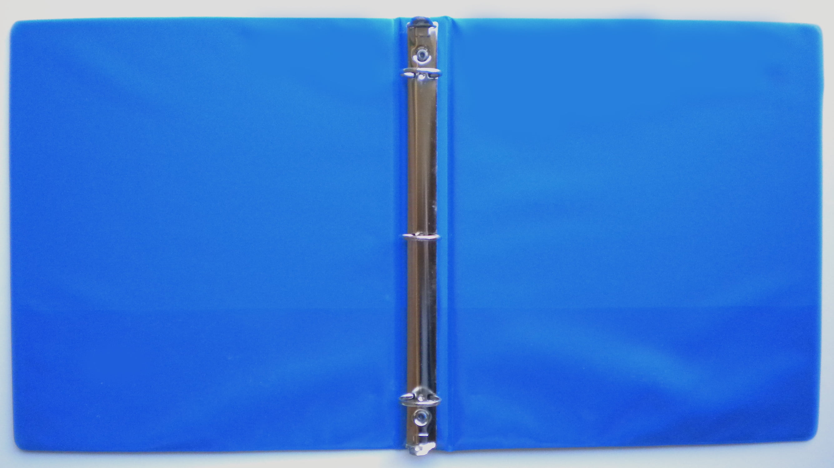 Royal Blue 3-Ring 2" View Binder, 8.5" x 11", Vinyl, Inside Pockets ...