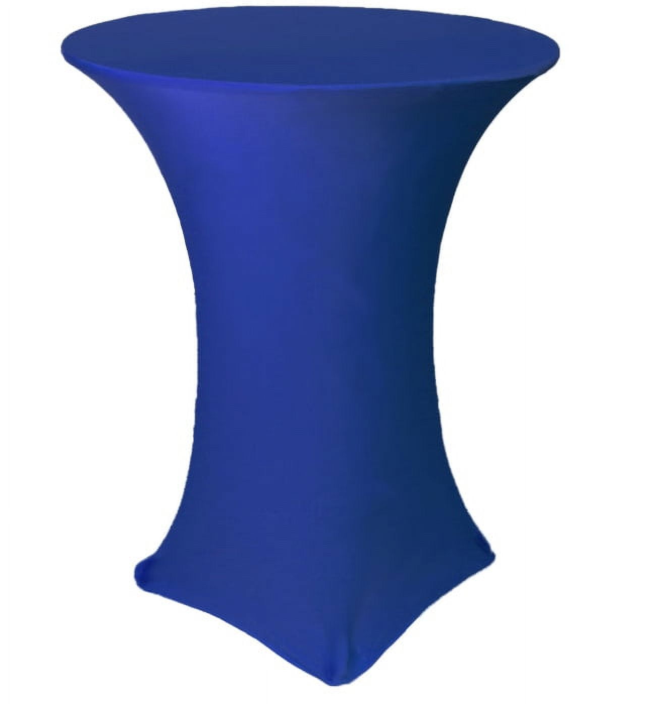 Royal Blue 30 x 42 Fitted Stretch Spandex Highboy Cocktail Cover by ...