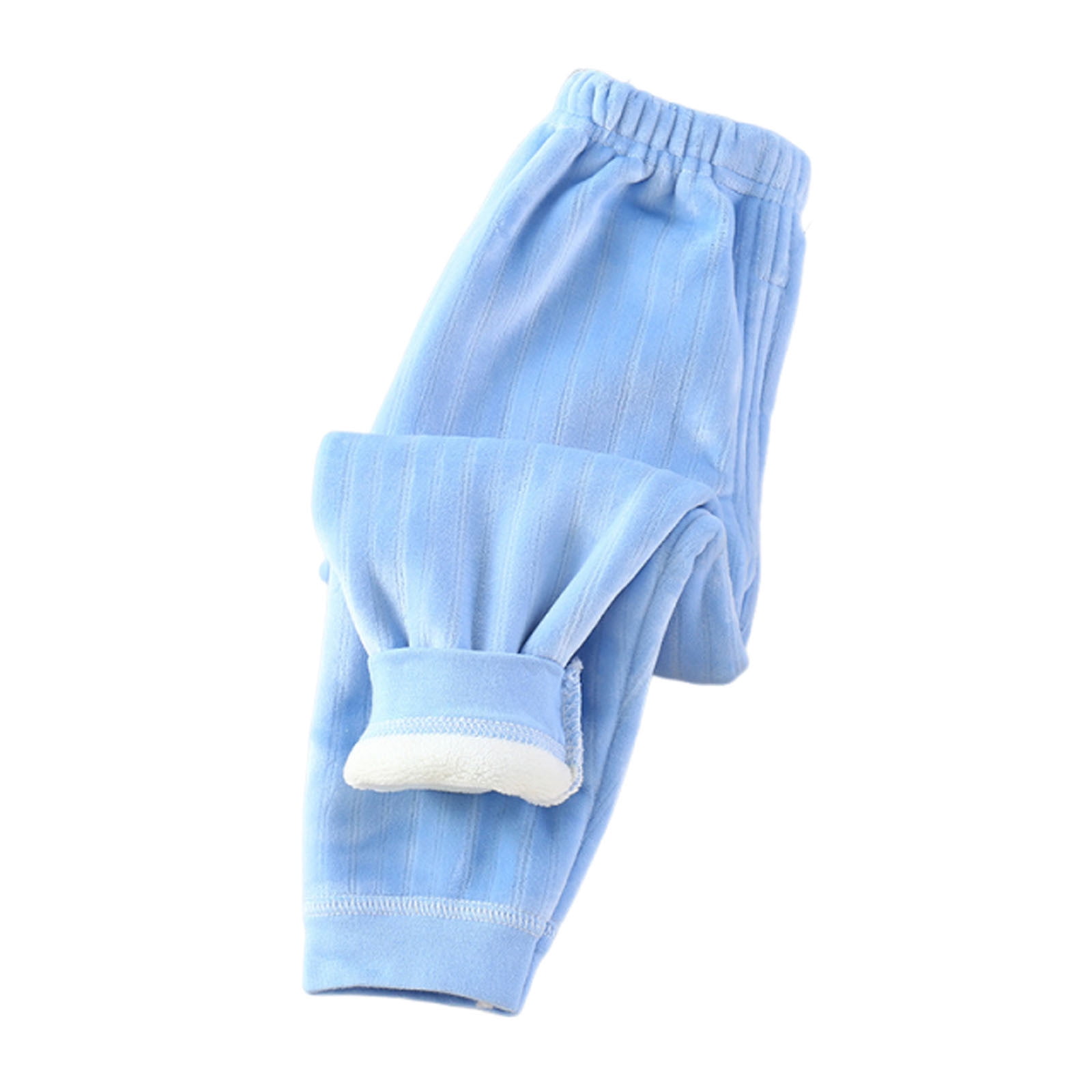 Royal Blue Baby Kids Girl Boy Fleece Lined Sherpa Pants Pantyhose ...