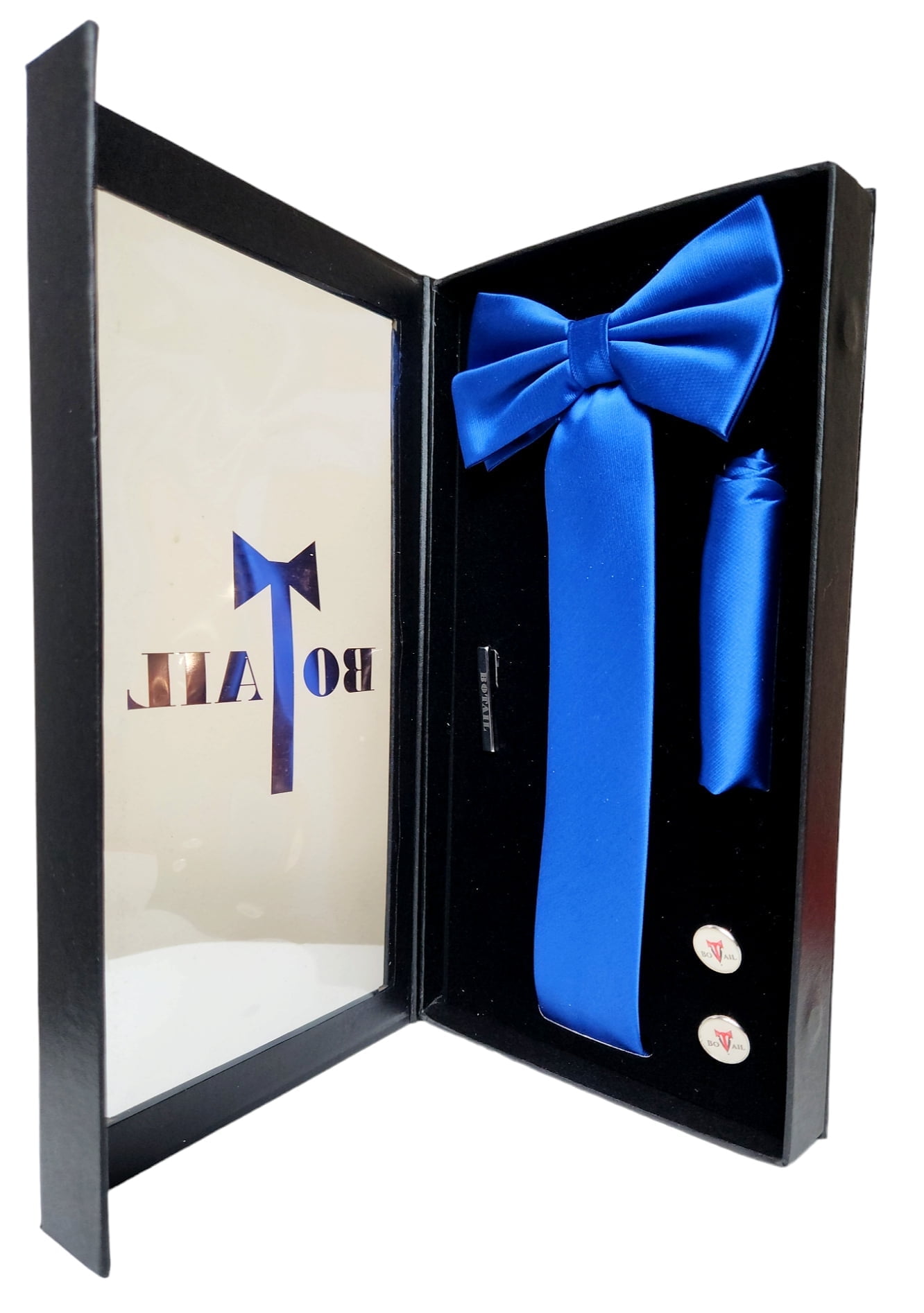 Royal Blue Botail Bow-Necktie Gift Set - Walmart.com