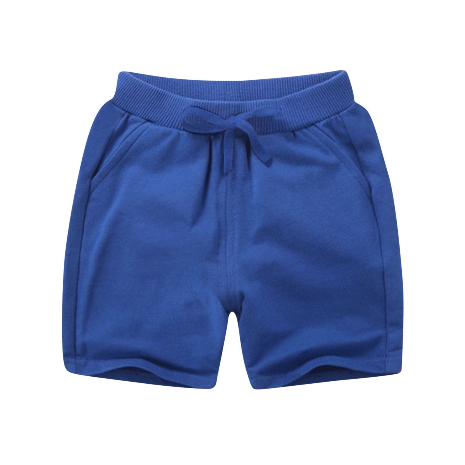 Royal Blue Boy Girl Children Boy Girl Straight Leg Plain Flower Graphic ...