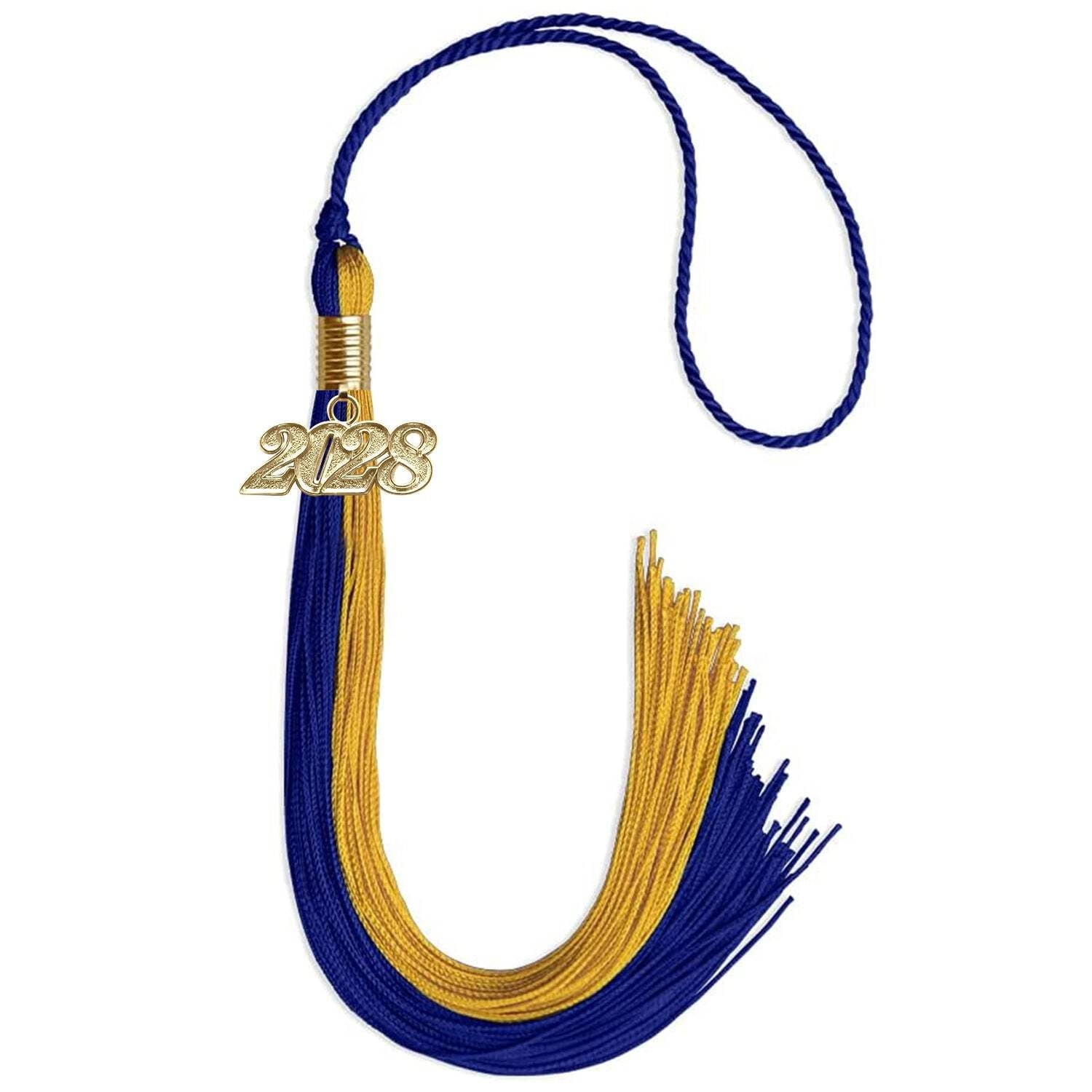 Endea Graduation Royal Blue/Bright Gold Graduation Tassel with Gold ...