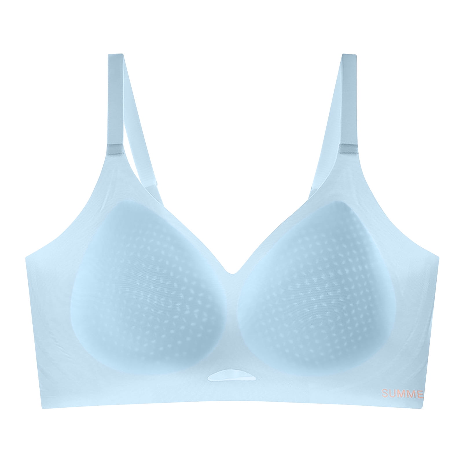 Royal Blue Brunch Bra for Ladies Spandex Loose Fit Thin Seamless No ...