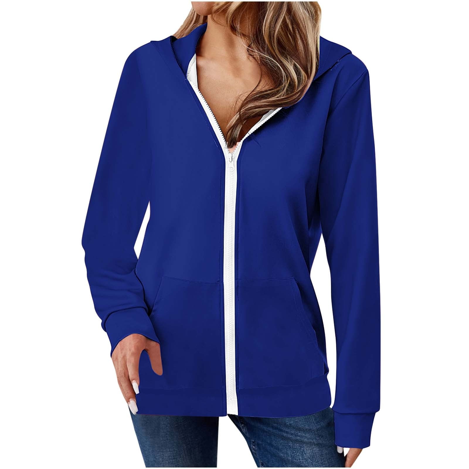 Royal Blue Casual Outfits for Women Winter Fall Long Sleeve Spandex ...