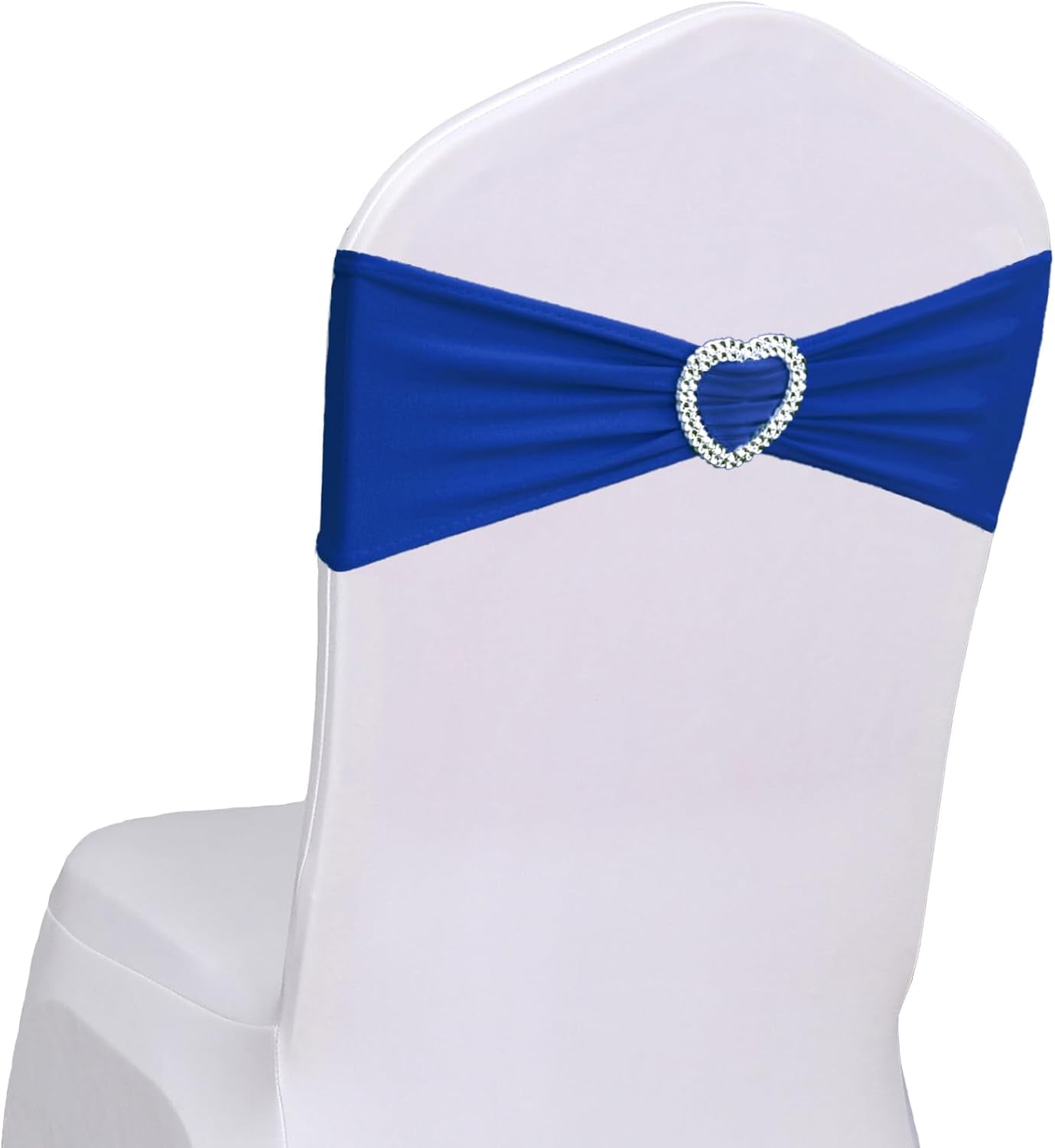 Royal Blue Chair Sashes 60 Pack Spandex Blue Chair Sashes for Wedding ...