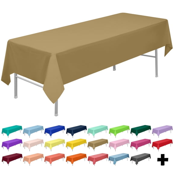 Royal Blue Disposable Plastic Tablecloths 3-Pack 54x108 Inches ...