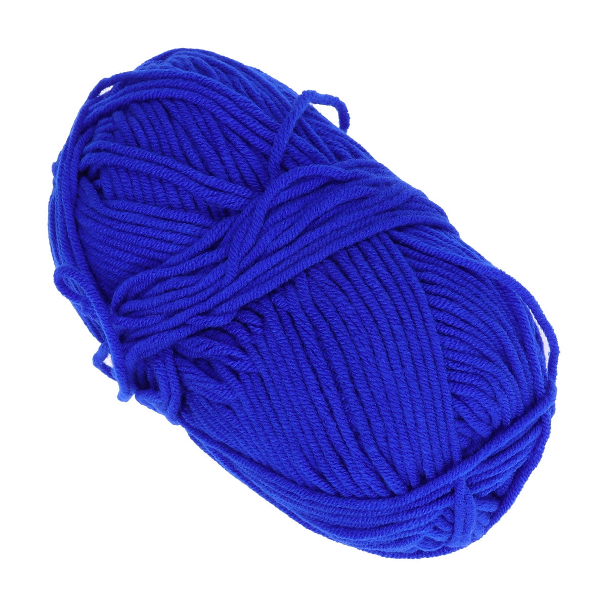 Royal Blue Dk Yarn Knitting Cone Crochet Wool Hand-woven Milk Cotton ...