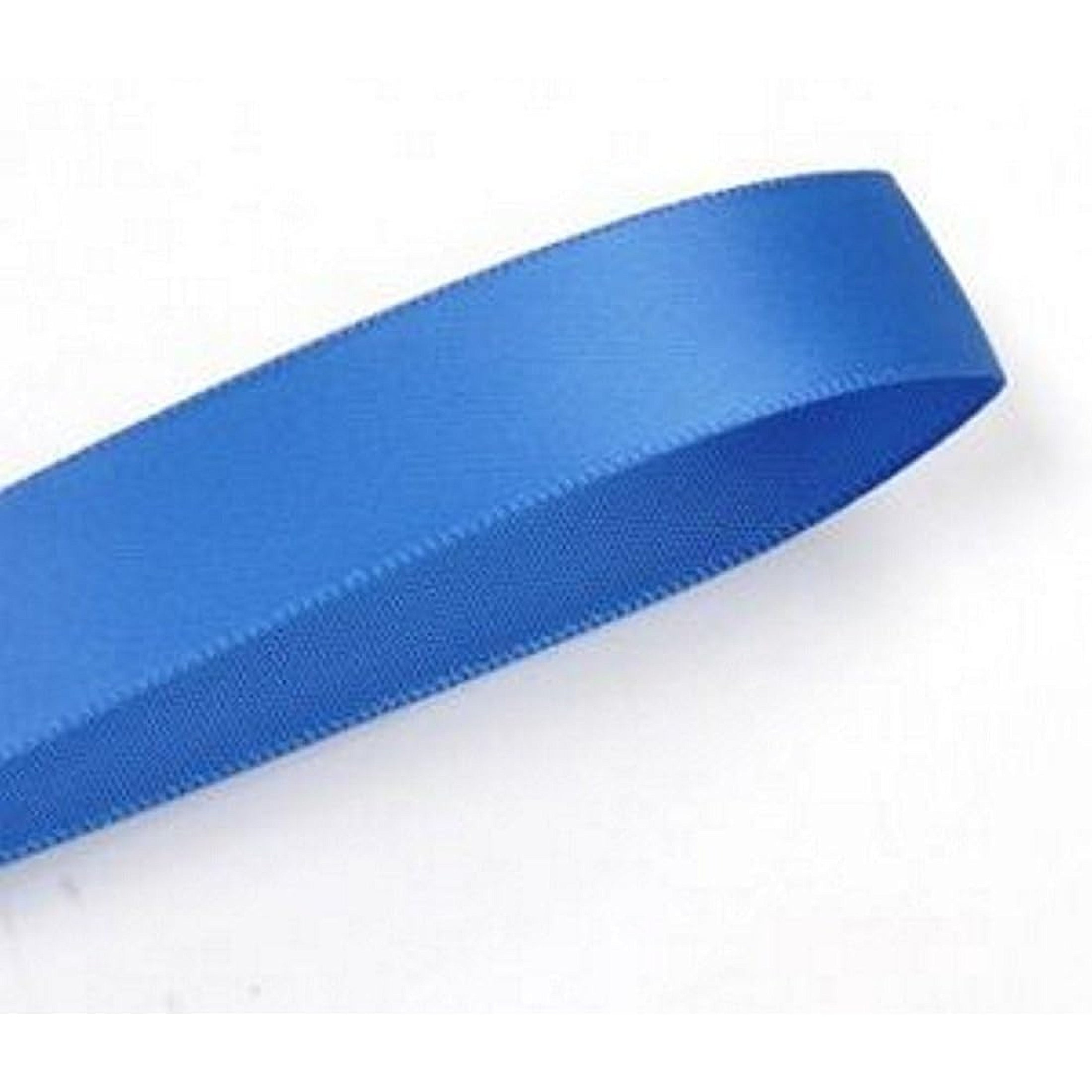 Royal Blue Double-Faced Satin Ribbon - 3/8 Inches Wide x 100 Yard Spool ...