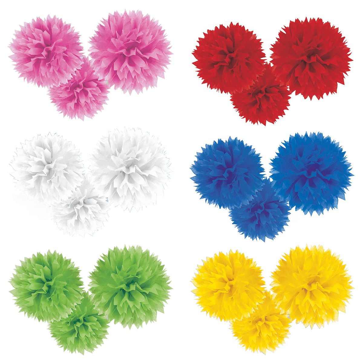 Fluffies Decorations 16" (3 Pack) - Party Supplies - Walmart.com