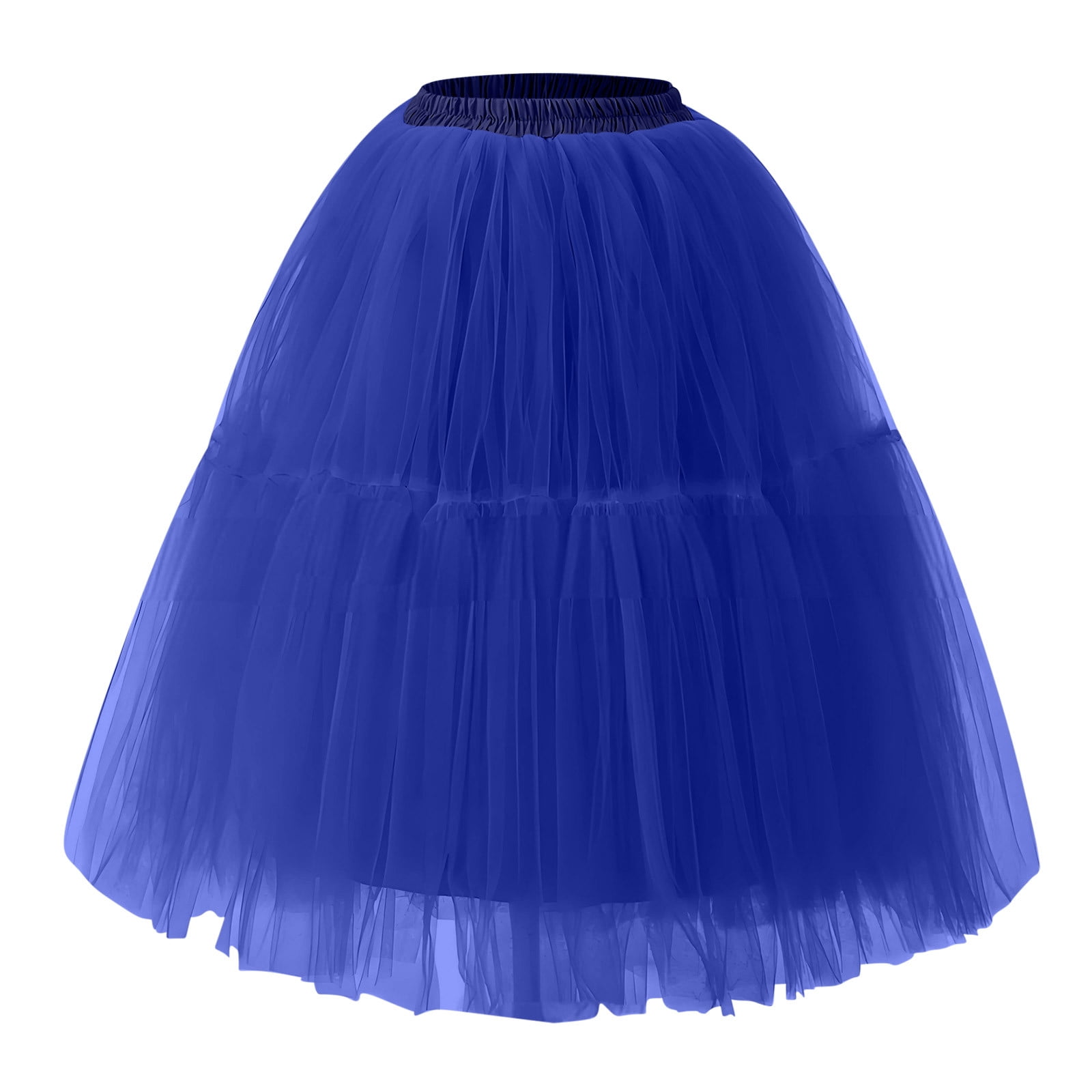 Royal Blue Formal Prom Party Evening Gowns Rave for Women Midi Knee ...