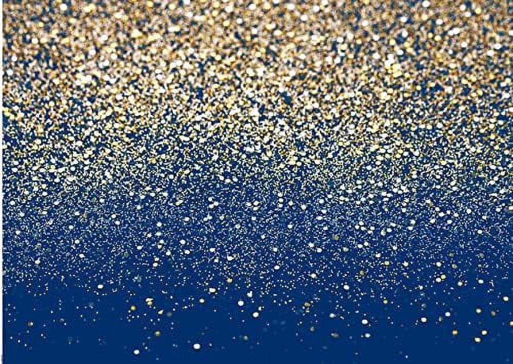 Royal Blue Glitter Backdrop Birthday Backdrop Gold Spots Bokeh Backdrop ...