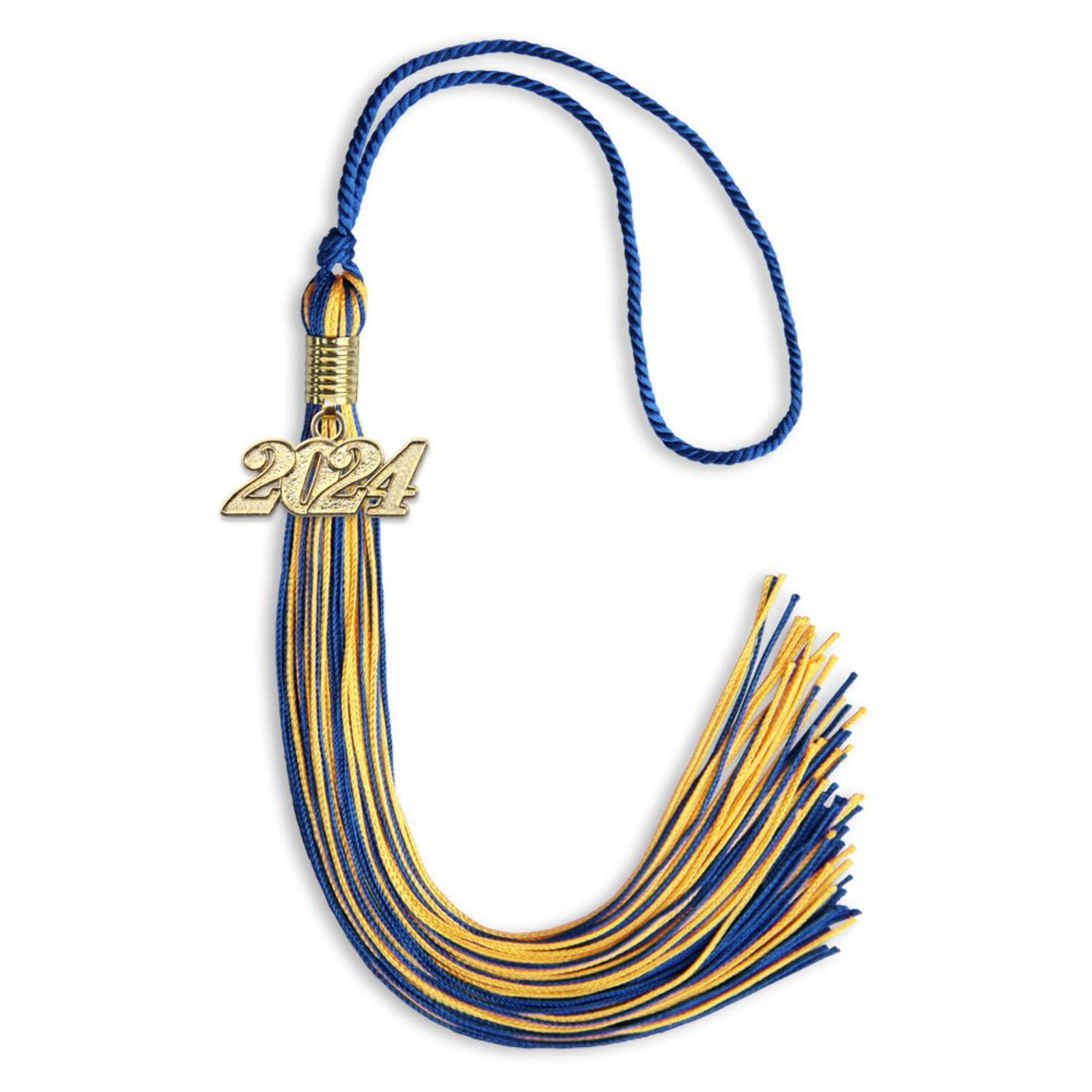 Endea Graduation Royal Blue/Gold Mixed Color Graduation Tassel with ...