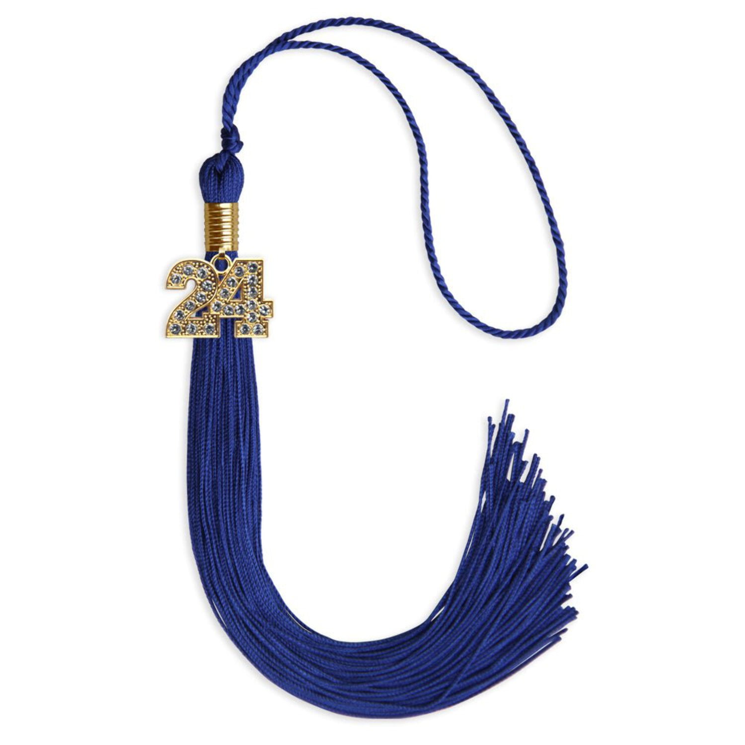 Endea Graduation Royal Blue Graduation Tassel with Gold Date Drop ...