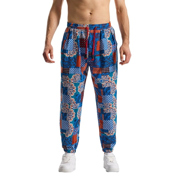 Royal Blue Man Sport Athletic Brunch Jogger Going Out Pants for Man ...