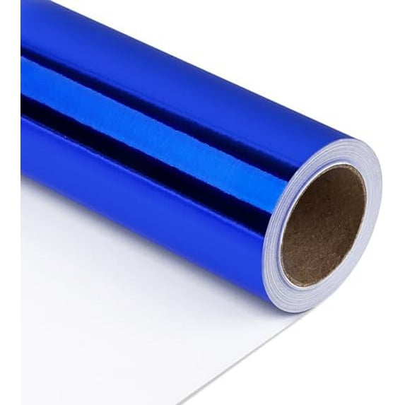 Royal Blue Metallic Wrapping Paper, Solid Color Paper,Gift Wrapping ...
