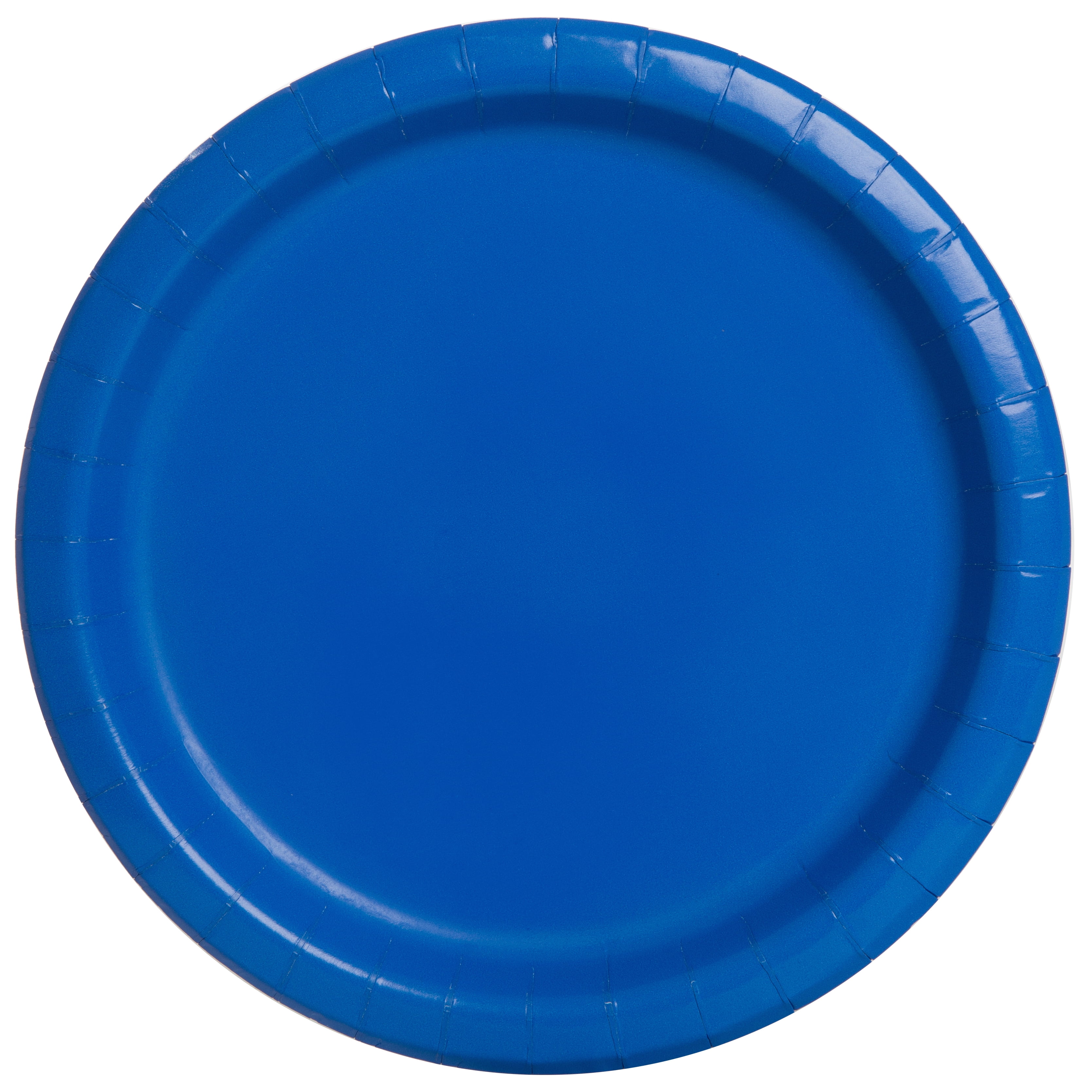 Royal Blue Paper Dessert Plates, 7in, 20ct - Walmart.com