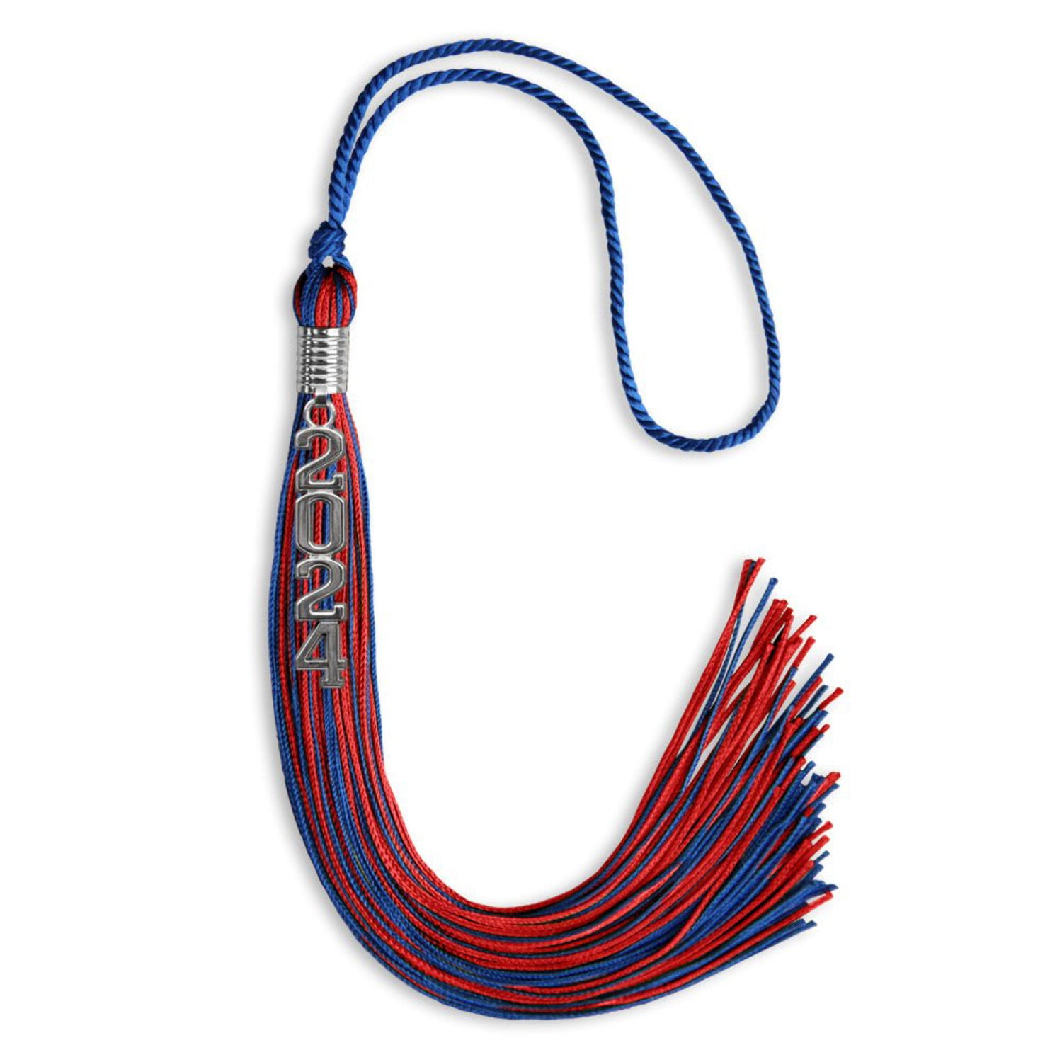 Endea Graduation Royal Blue/Red Mixed Color Graduation Tassel with ...