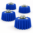 Royal Blue Round Tablecloths 120 Inch(fit 48-96 Inch Tables) 6 Pack ...