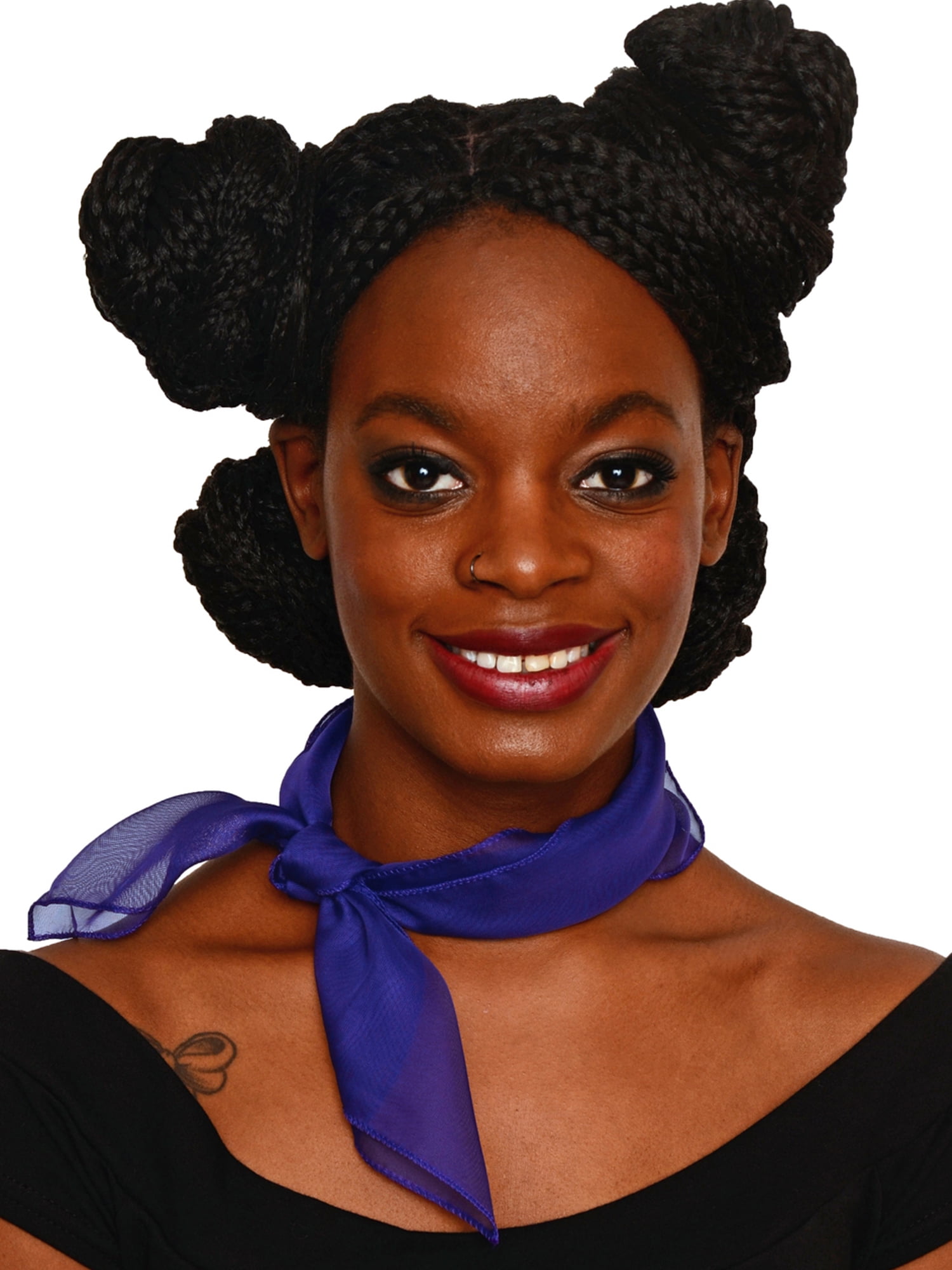 Royal Blue Sheer Chiffon 21 inch Square Scarf - 50s Style - Hey Viv ...