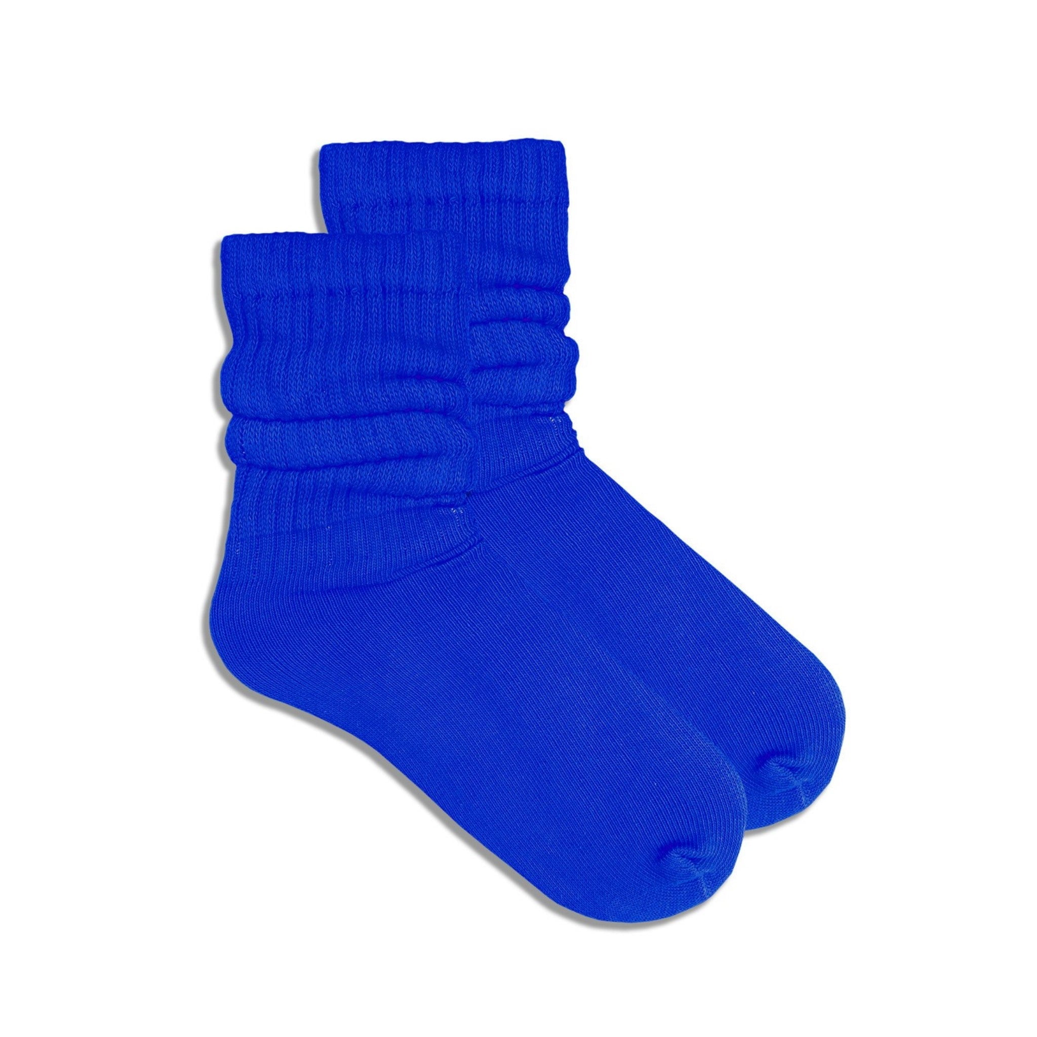 Royal Blue Slouch Socks Color: Royal Blue, Size: Small - Walmart.com