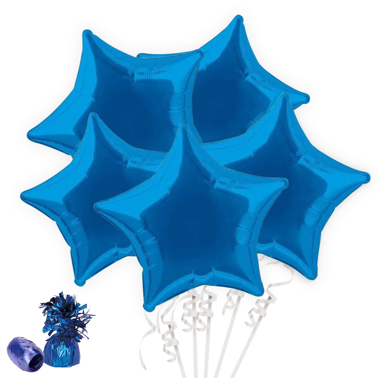 Costume SuperCenter Royal Blue Star Balloon Bouquet Kit - Walmart.com