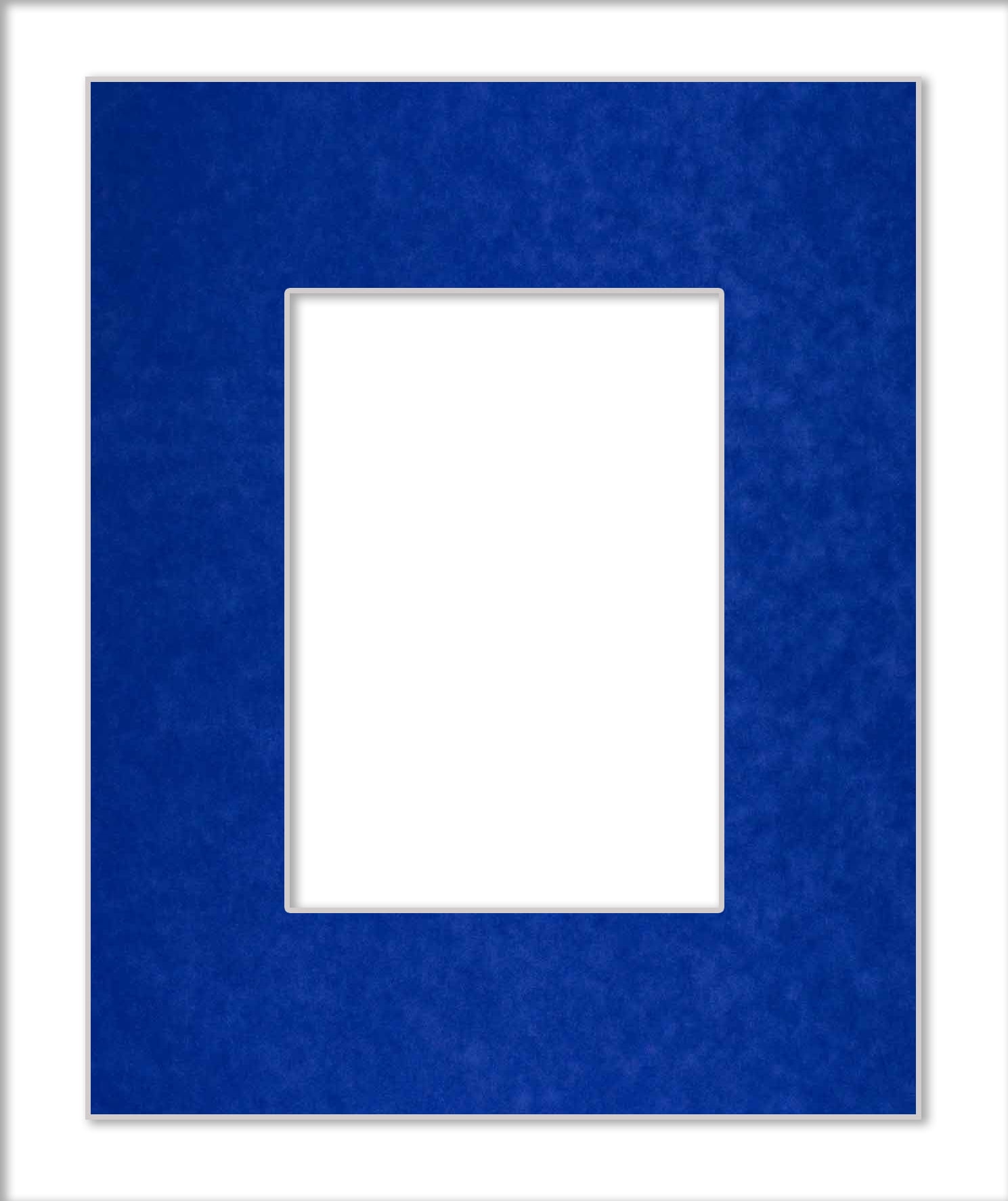 Royal Blue Suede 22x28 Picture Frame Mats with White Core for 20x24 ...