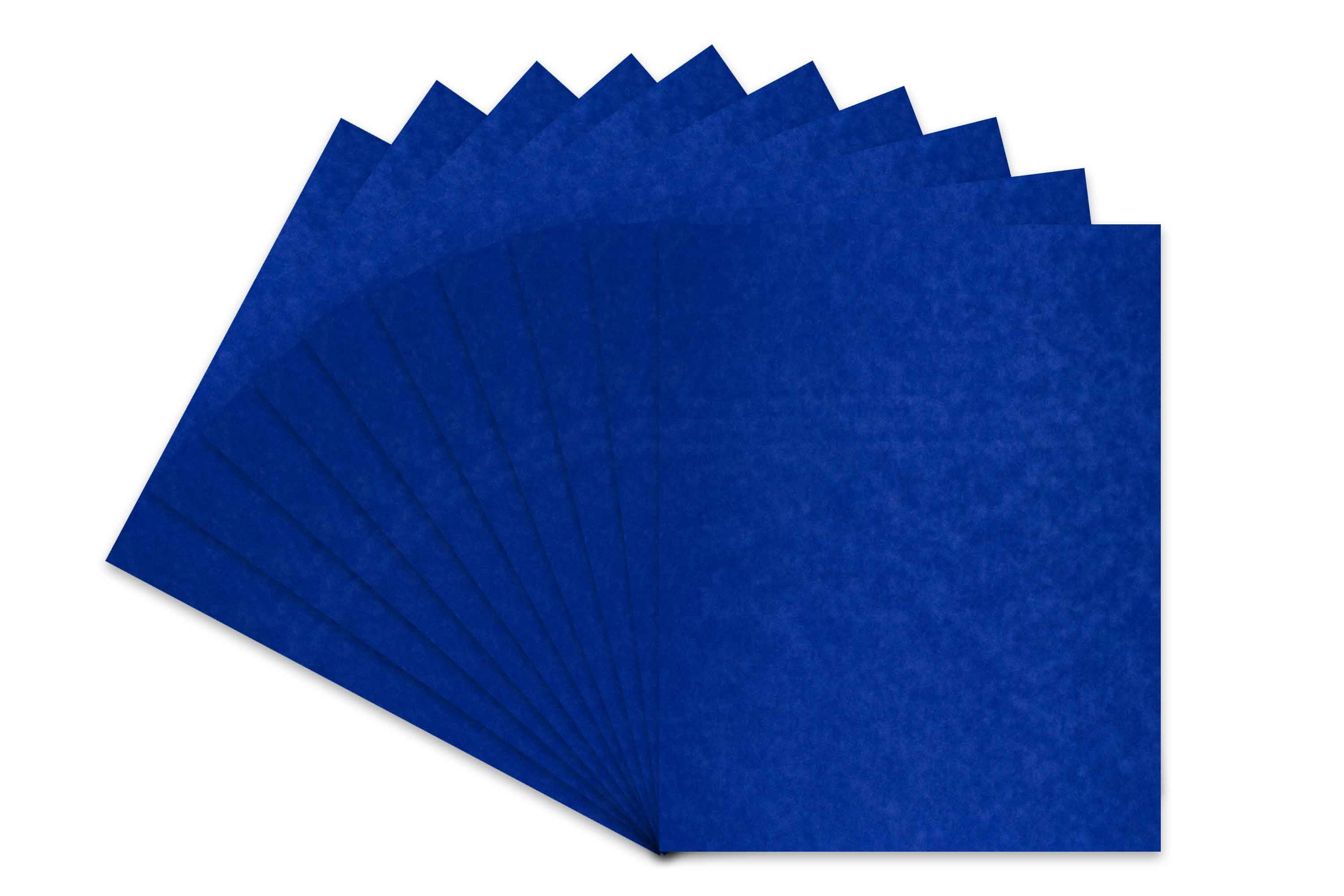 Royal Blue Suede Acid Free 8x10 Backing Board - Uncut Photo Mat Board ...