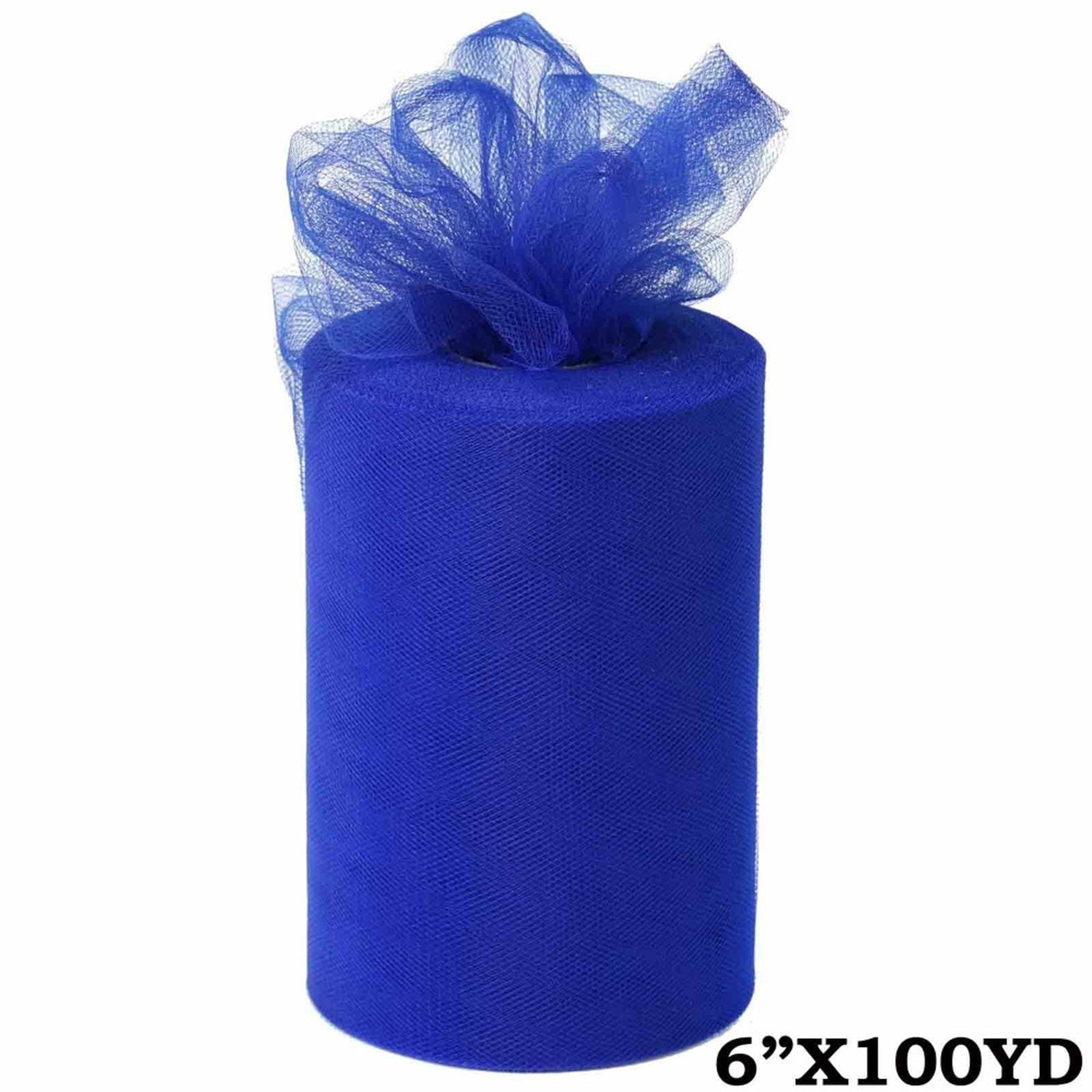 Royal Blue Tulle Fabric - 6 Inches Wide X 100 Yards - Walmart.com